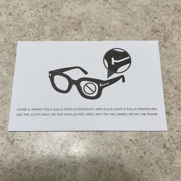 Tom Ford | Accessories | Bnwt Tom Ford Small Polishing Eyeglass Cloth ...